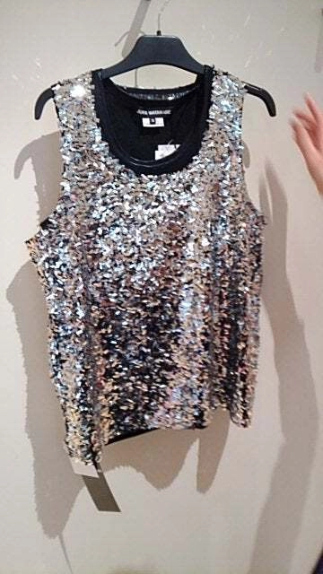 Junya Watanabe Sequined Sleeveless Top - Multicolor