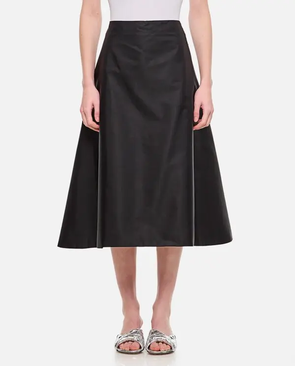 Marni Black A-line Midi Skirt