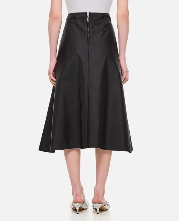 Marni Black A-line Midi Skirt
