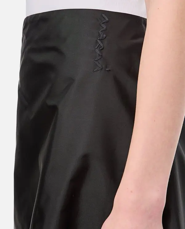Marni Black A-line Midi Skirt