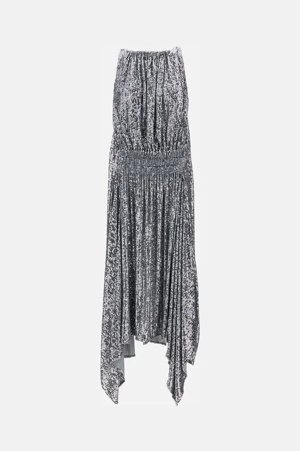Rabanne Long Sleeveless Dress - Multicolor