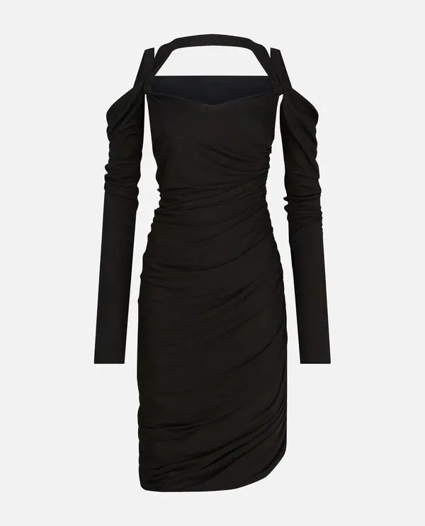 Attico Off-shoulder Midi Dress - Multicolor
