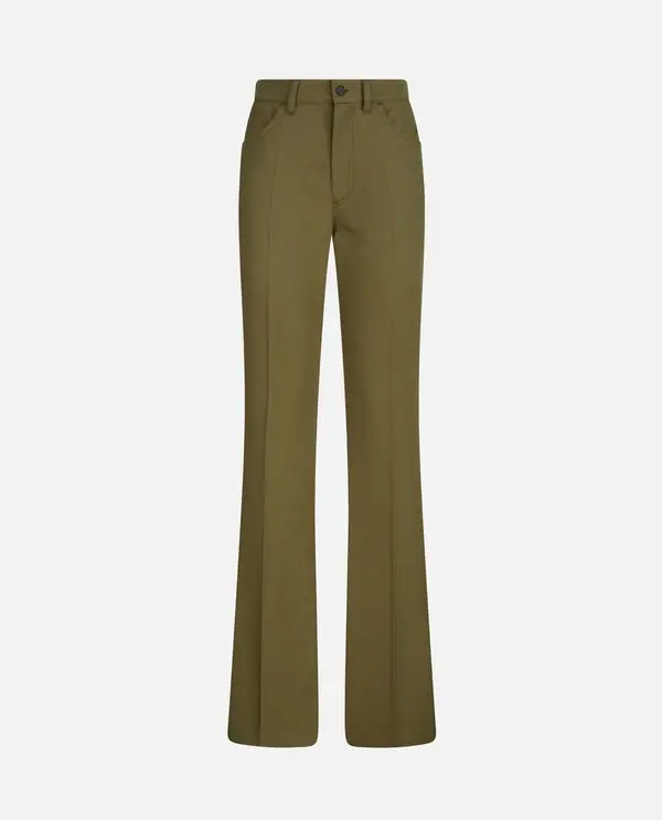 Attico Long Flare Pants - Multicolor