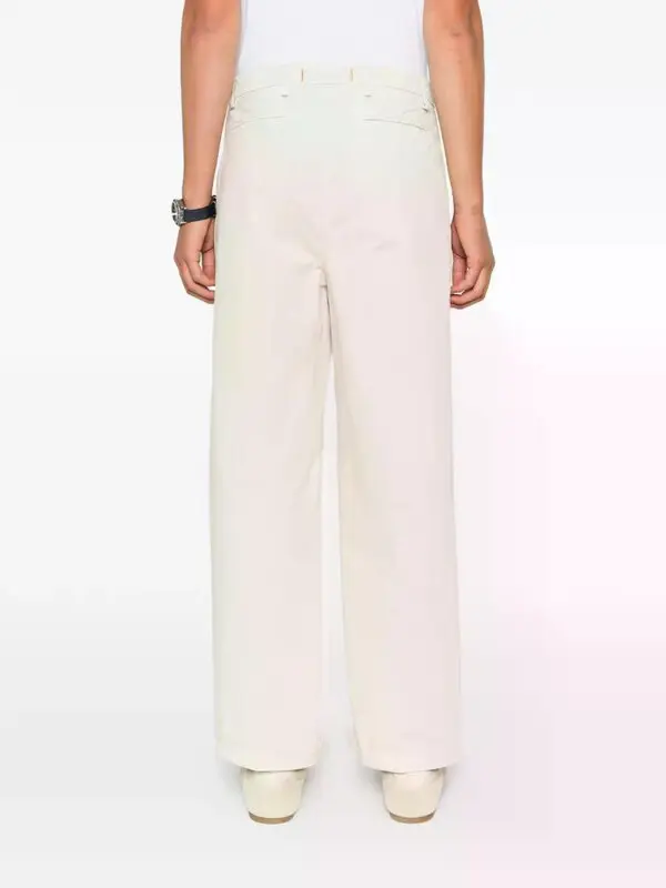 BONHEUR Belt-loop Pleated Trousers