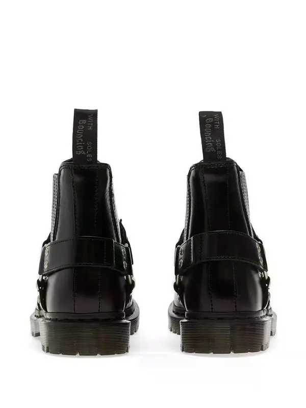 Dr. Martens Aniline Harness-strap Leather Boots