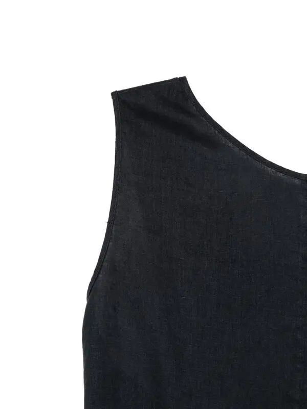 Aspesi Sleeveless Maxi Dress With V-neck And Cut-out Detail