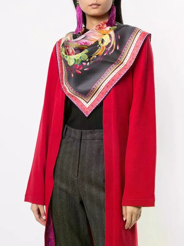 Shanghai Tang Prodigy Print Foulard - Black