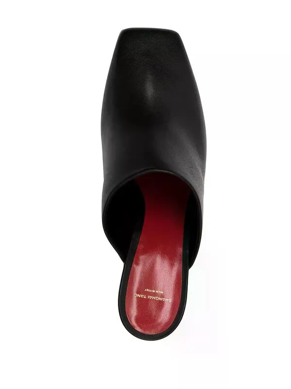Shanghai Tang X Yuni Ahn Square-toe Mules