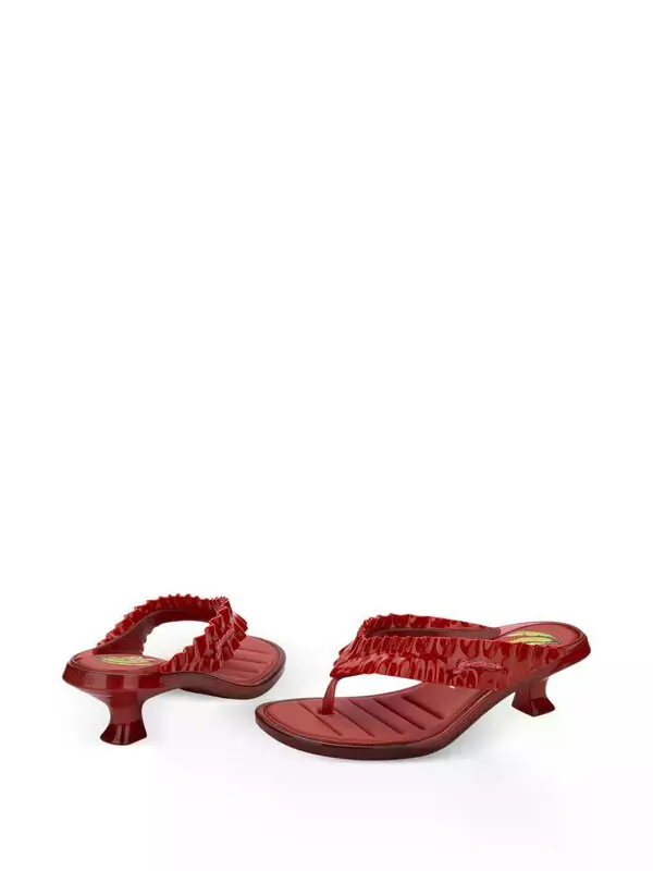 Melissa X Ganni Ruffled Sandals