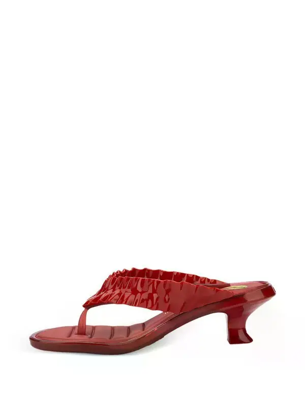 Melissa X Ganni Ruffled Sandals