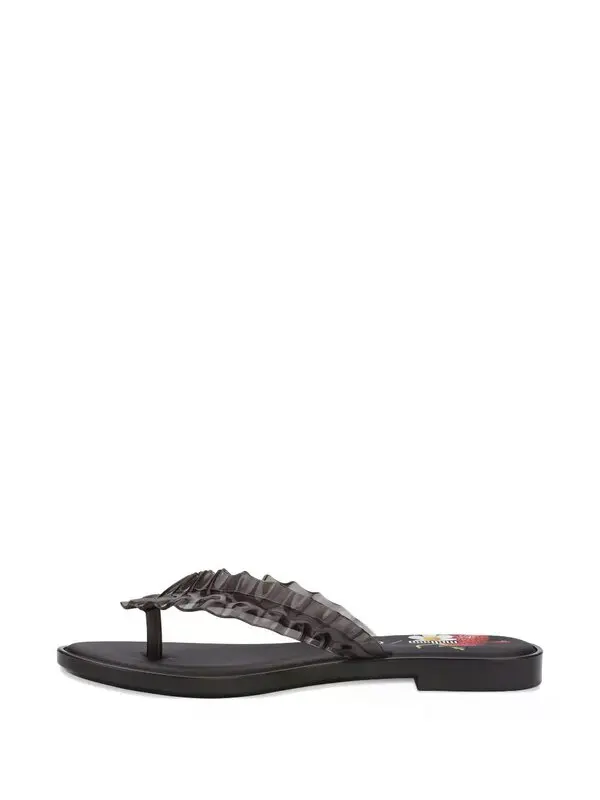 Melissa Ganni Ruffled Flip-flops
