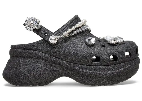 CROCS Classic Bae Clog Wedding Glitter