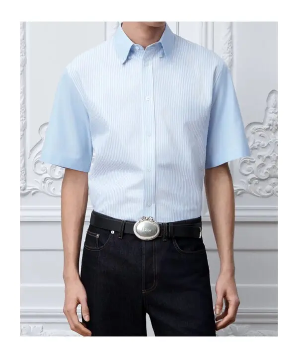 Dior Short-sleeved Shirt With Contrasting Details
