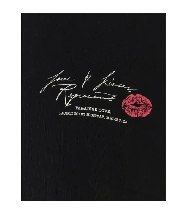 REPRESENT Love And Kisses Logo T-shirt - Black