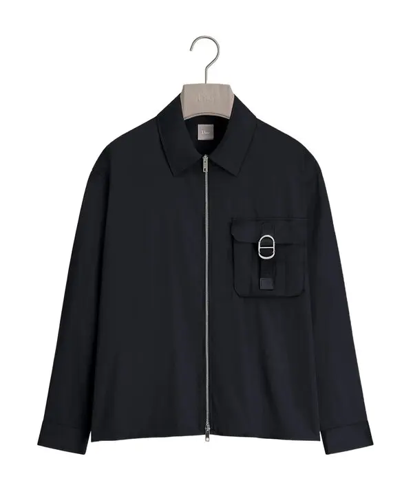 Dior Zipped Overshirt With Cd Buckle