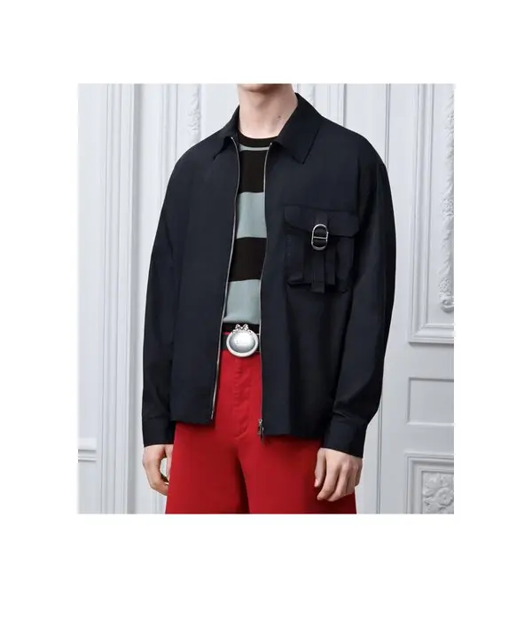 Dior Zip-front Ring-pocket Jacket
