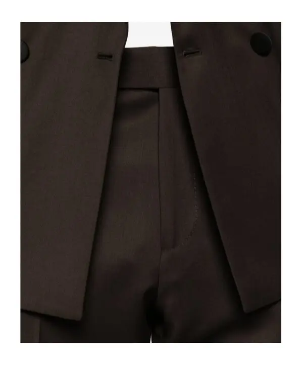 LARDINI Double-breasted Suit - Black