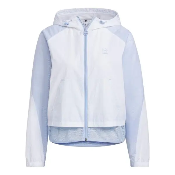 Adidas Neo Vbe Windbreaker Jacket - White/purple