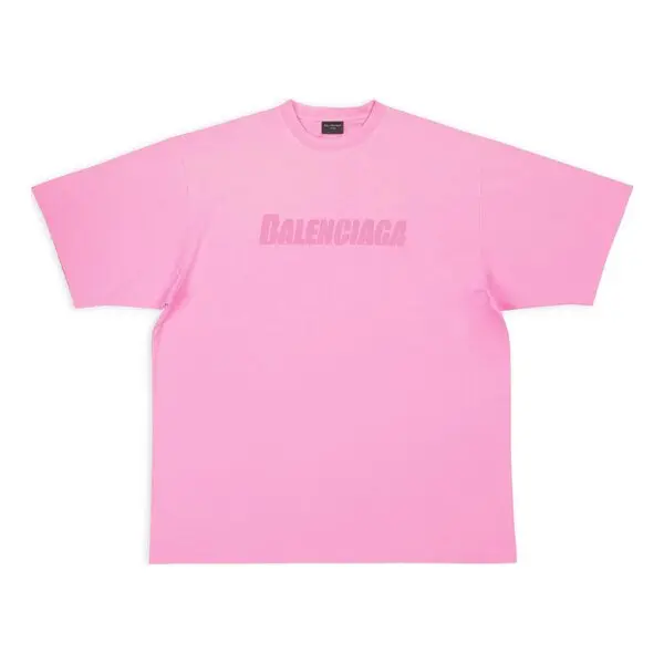 Balenciaga Boxy Fit T-shirt - Pink