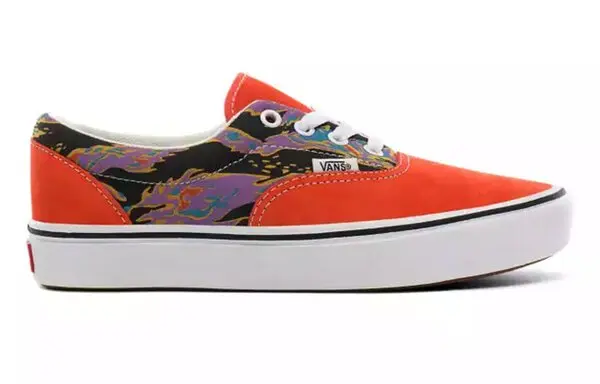 VANS Suede Comfycush Era Sneakers - Black/red