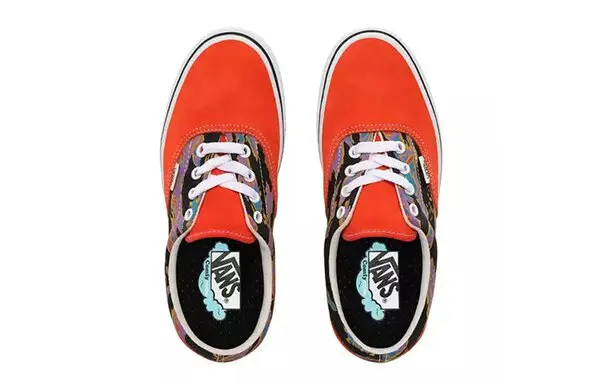 VANS Suede Comfycush Era Sneakers - Black/red