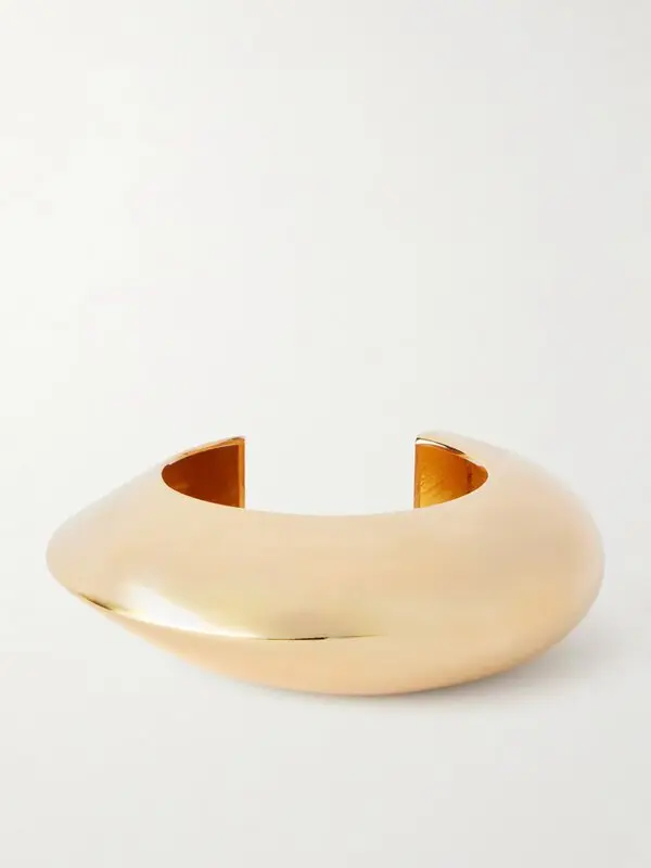 Alaïa Edge Plated Cuff - Gold