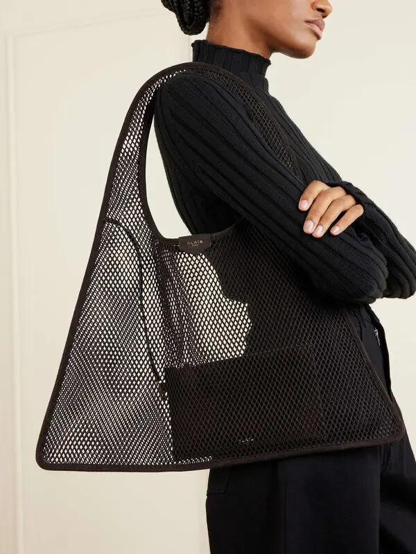 Alaïa One Piece Mesh Shoulder Bag