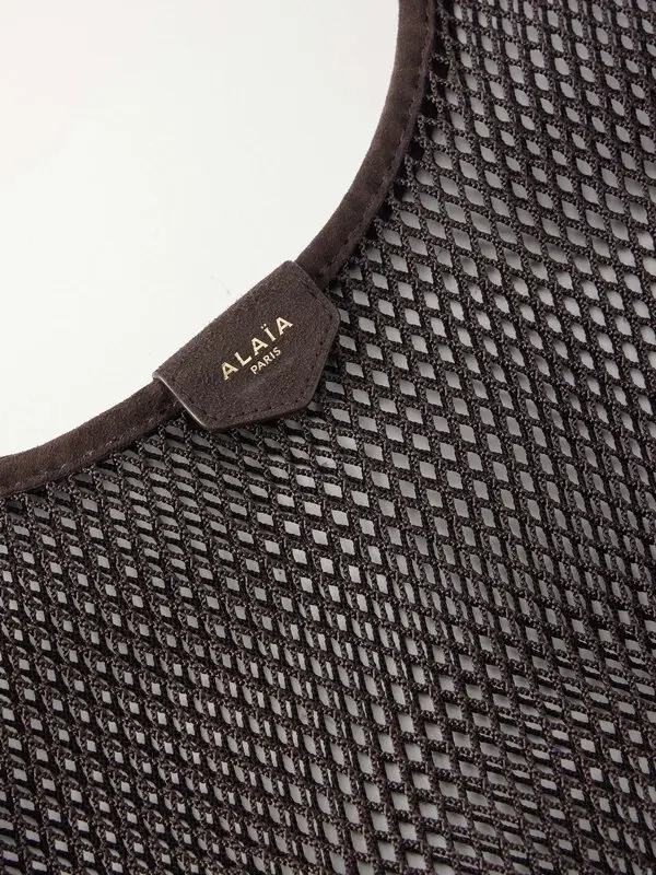 Alaïa One Piece Mesh Shoulder Bag