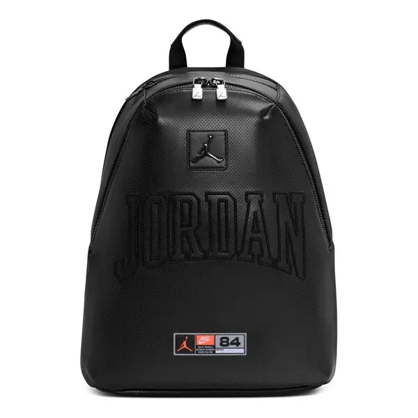 JORDAN Perforated Backpack - Black