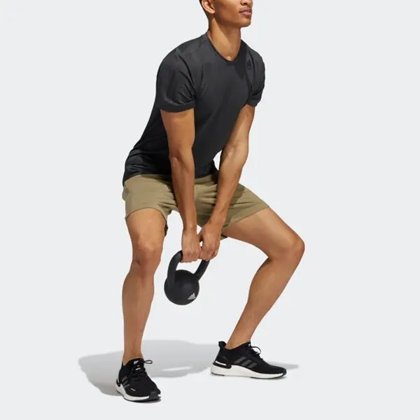 Adidas Primeblue Aeroready Sports Training Short Sleeve Top - Black