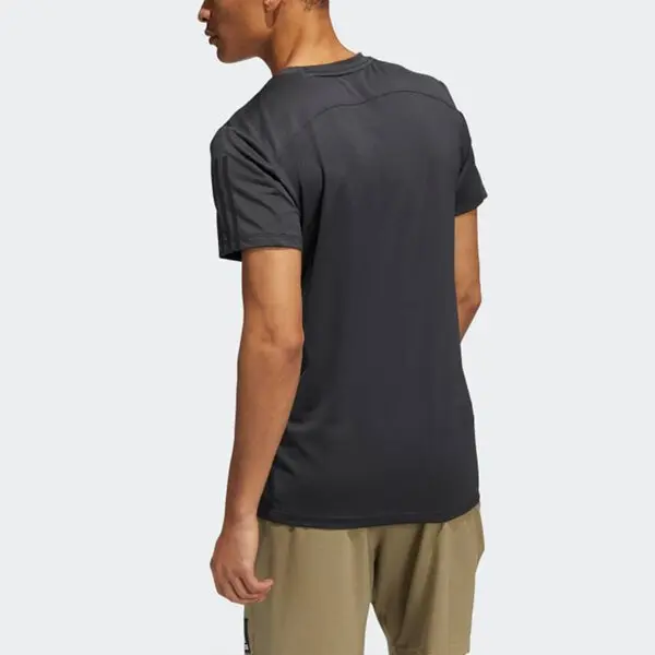 Adidas Primeblue Aeroready Sports Training Short Sleeve Top - Black