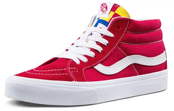 VANS Sk8-mid Skate Shoes - Red