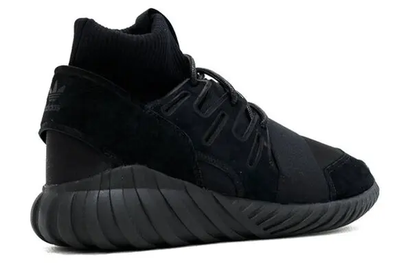 Adidas Tubular Doom "blackout" High Top Sneakers - Black