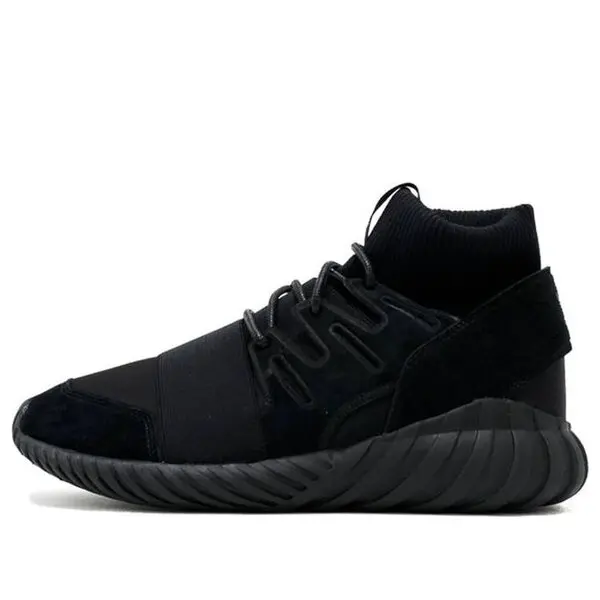 Adidas Tubular Doom "blackout" High Top Sneakers - Black