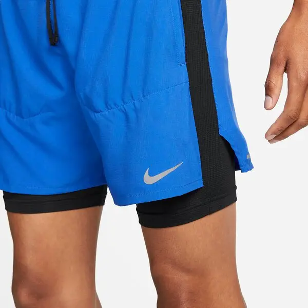 Nike Dri-fit Hybrid Running Shorts - Blue