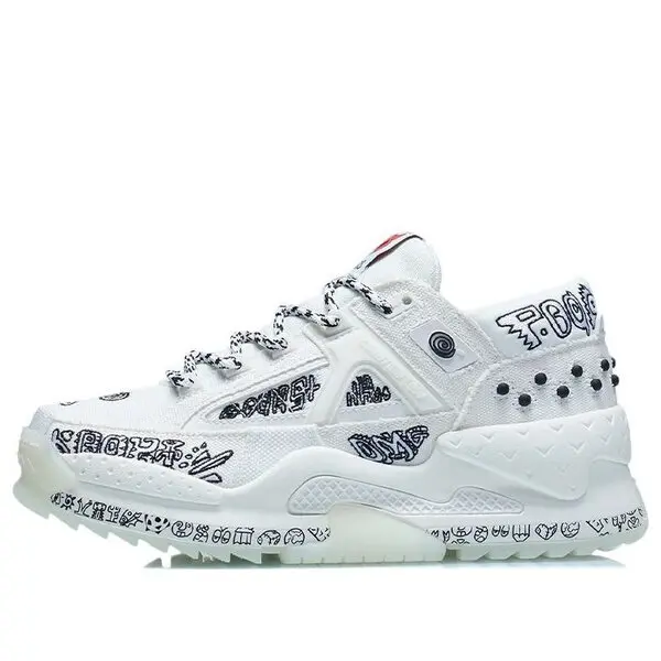 LI-NING Counterflow Alien Peace Sneakers - Grey/white