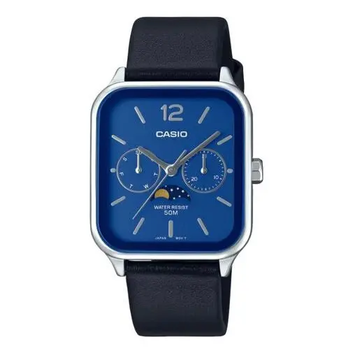 Casio Analog Watch - Navy/silver