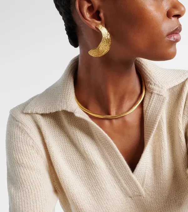 YSSO Lydia 24kt-plated Choker
