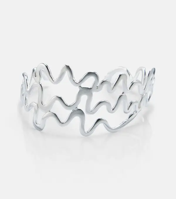 YSSO Shore Plated Cuff Bracelet - Silver