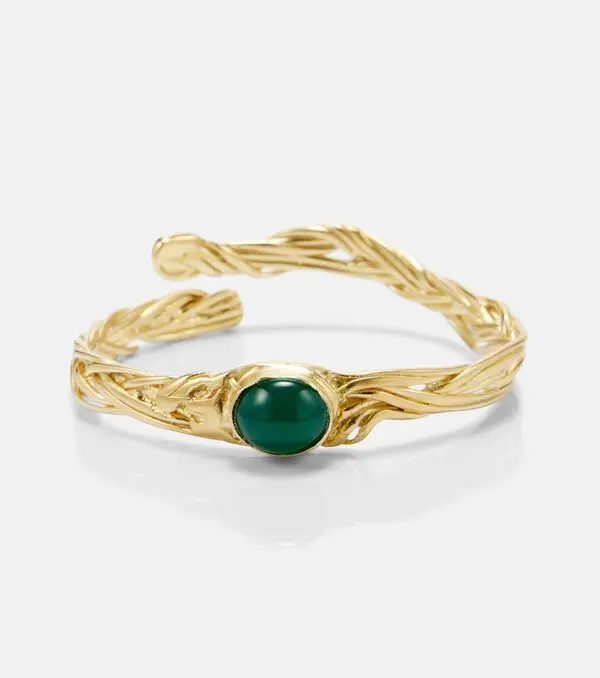 YSSO Delphi 24kt -plated Bronze Bangle - Gold