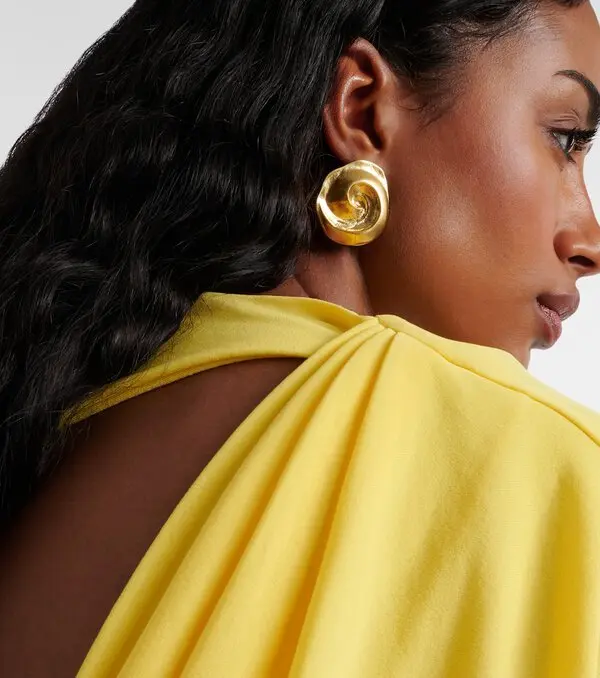 YSSO Cote 24kt -plated Earrings