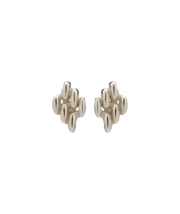 YSSO Sterling Chain Link Earrings - Silver