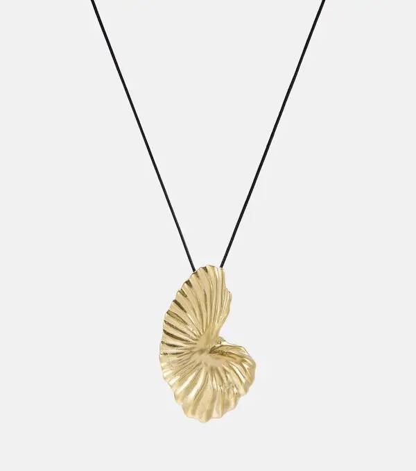 YSSO Birth Of Venus 24kt -plated Pendant Necklace - Gold