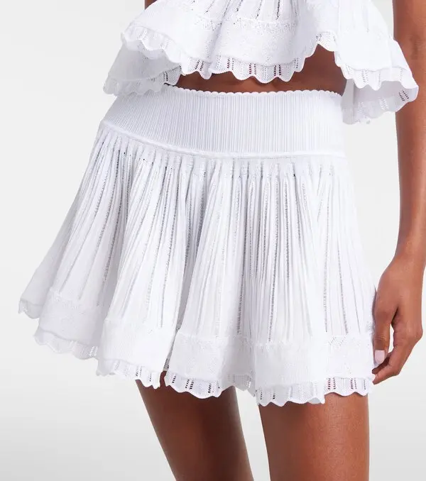 Alaïa Knitted Miniskirt