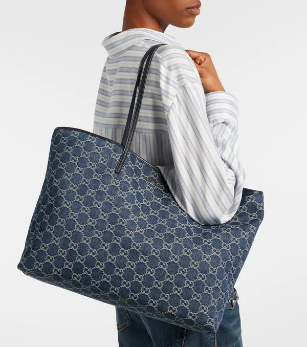 Gucci Essence Large Tote Bag - Blue