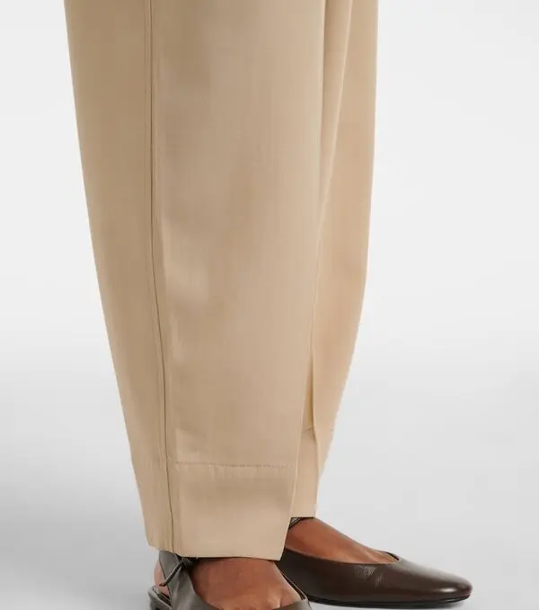 TOTEME Draped Wool Blend Pants