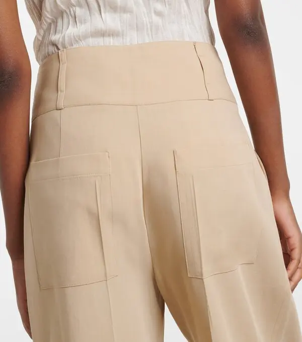 TOTEME Draped Wool Blend Pants