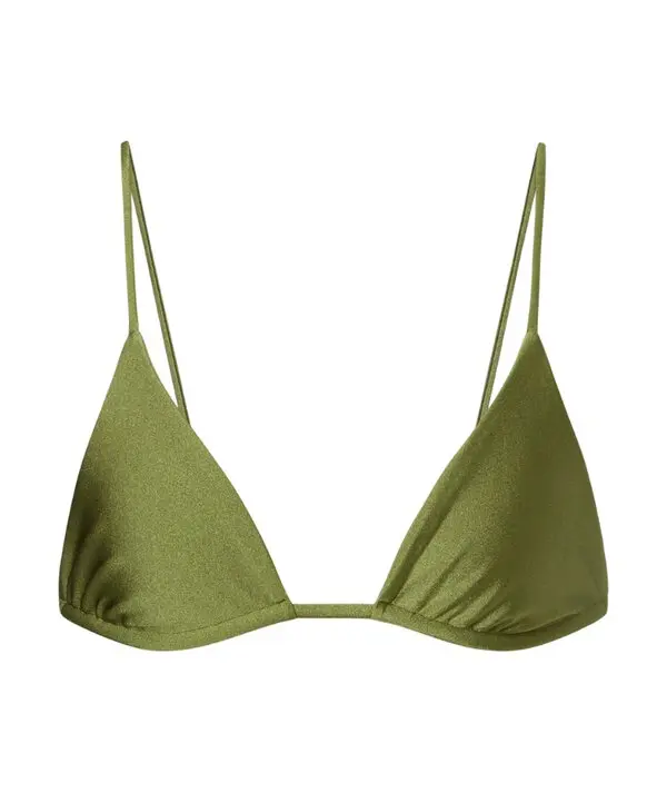 Jade Swim Via Bikini Top - Green
