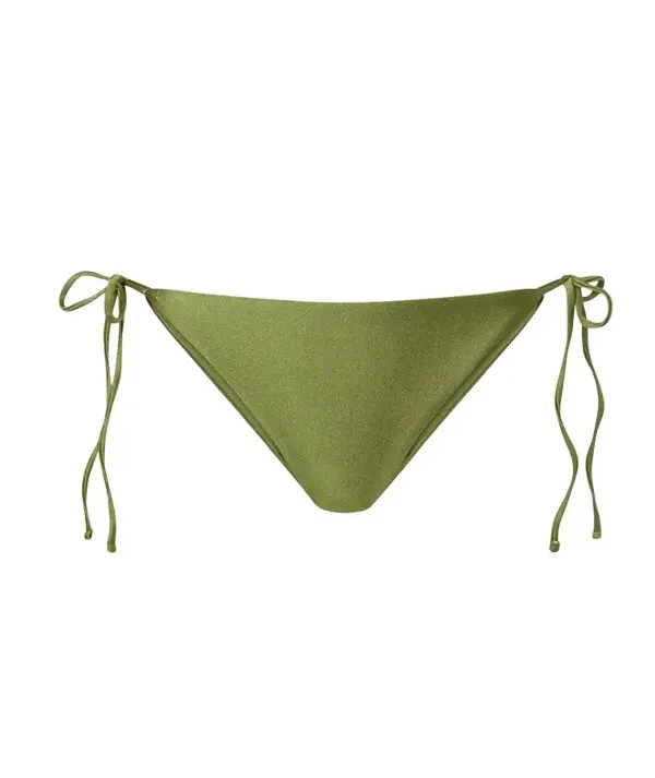 Jade Swim Ties Bikini Bottoms - Green