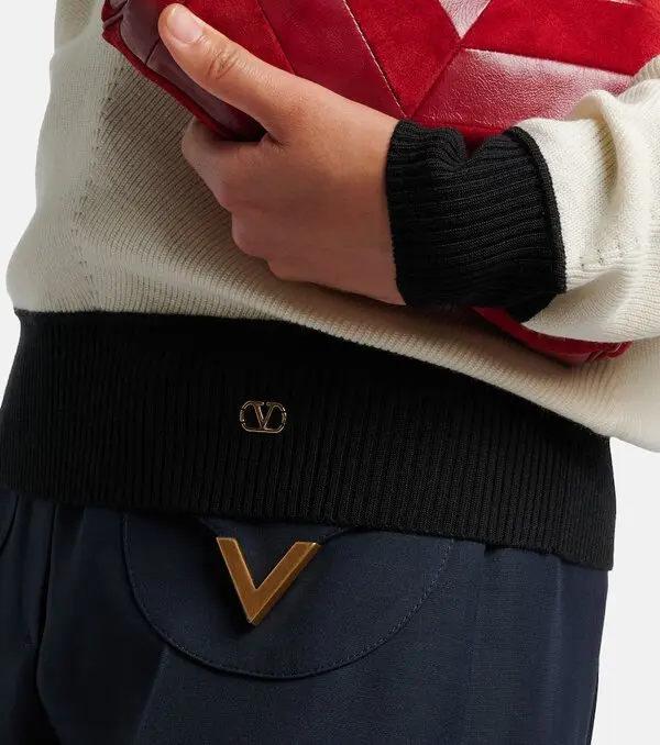 Valentino Garavani Vlogo Wool-blend Sweater